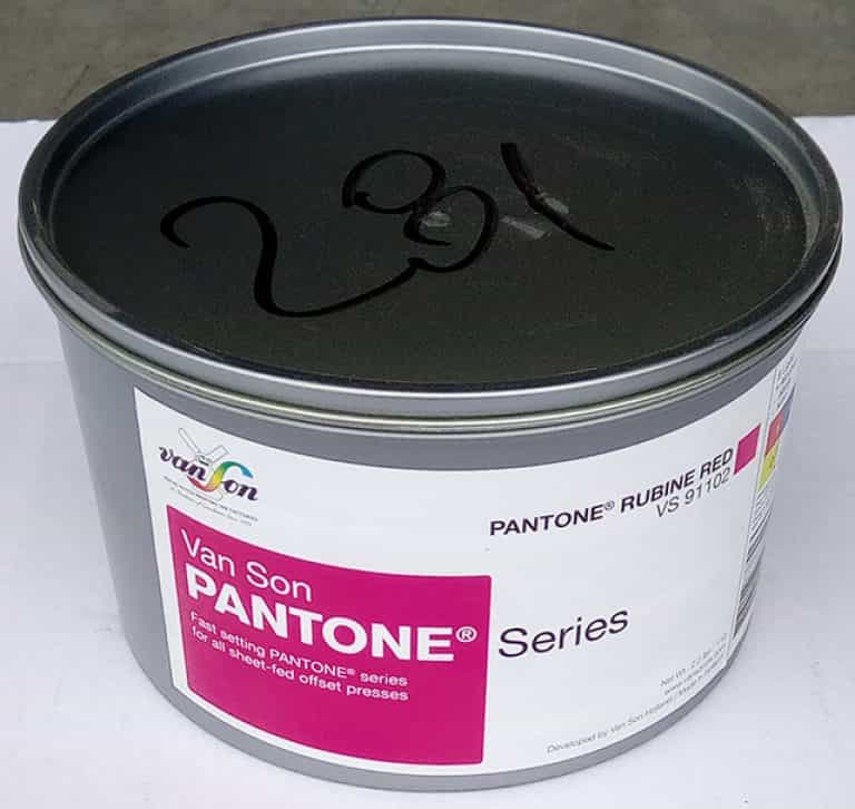 Pantone Rubine Red (1 x 1 kg), svjetlostalnost 5 | Boje | Grafmat usluge